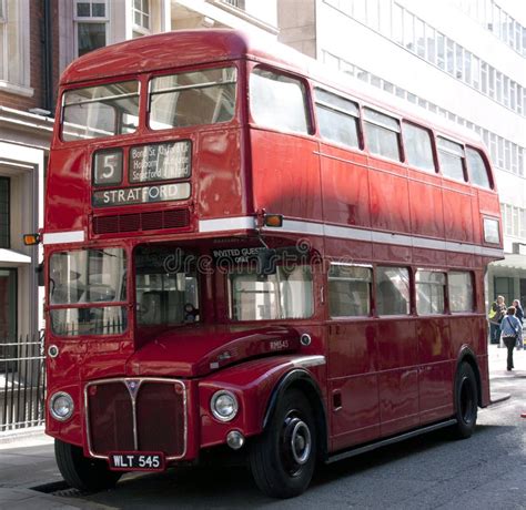 Doppio Bus Londra Regno Unito Inghilterra Del Dekker Fotografia