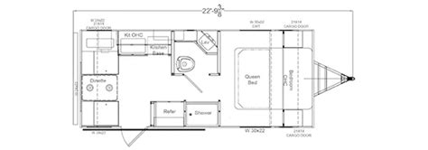 New 2022 Riverside Rv Intrepid 171rdi Travel Trailer Rv Floor Plan