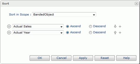 Sorting Report Data Logi Analytics