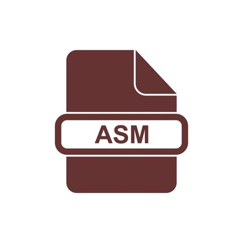 Asm File Format Icon Images Stock Photos D Objects Vectors Shutterstock