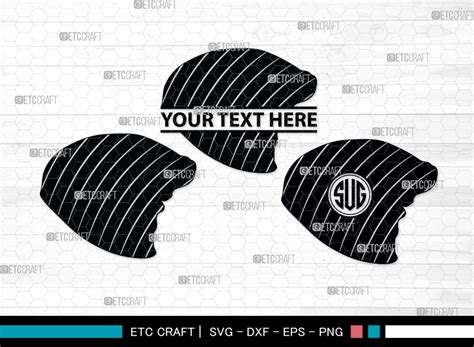 Hat Monogram Hat Silhouette Hat Svg Graphic By Pixel Elites