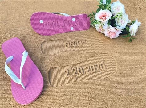 Personalized Imprint Flip Flops For A Unique Touch