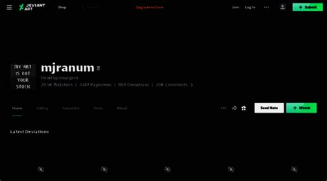 Mjranum User Profile Deviant Mjranum