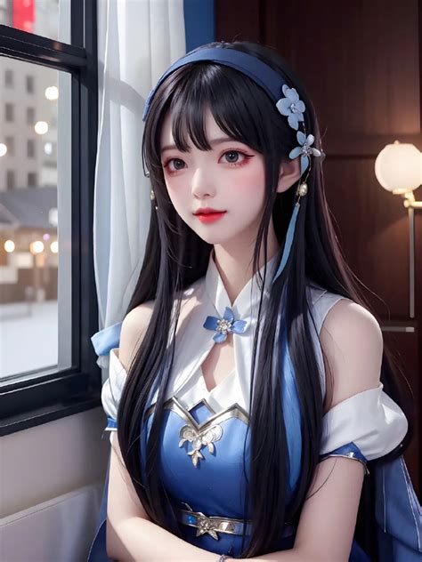 王者荣耀西施AI壁纸 王者荣耀西施AI美图 走进古风