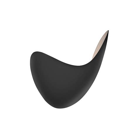 Sonneman Waveforms Satin Black 10 High Right Facing Led Wall Sconce