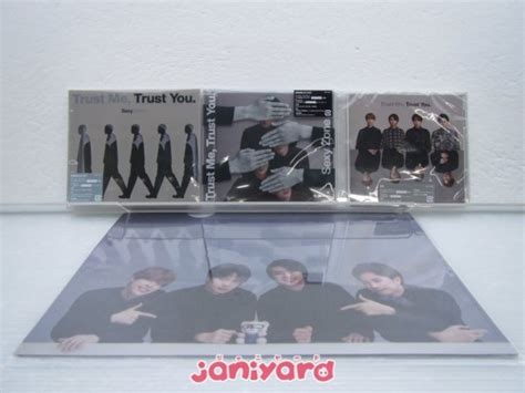 やや傷や汚れありSexy Zone CD 3点セット Trust Me Trust You 初回限定盤A CD DVD B CD
