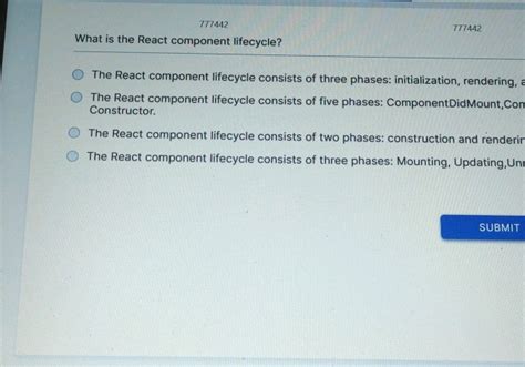 777442 777442 What Is The React Component StudyX