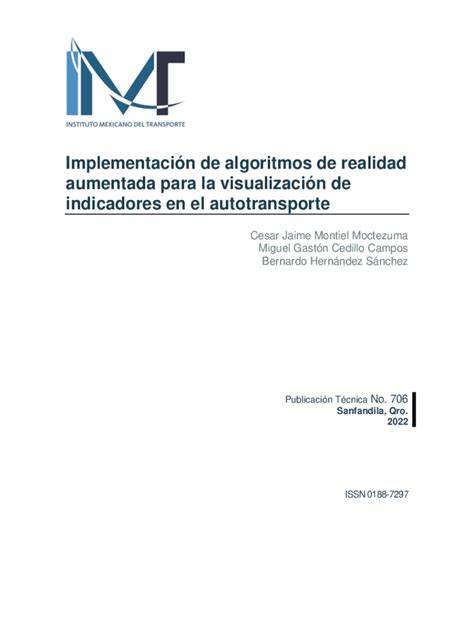 Completable En línea Implementacin de algoritmos de realidad aumentada
