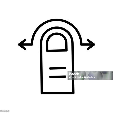 Ilustración De Pase Icono Vector De Señal Y Símbolo Aisladas Sobre