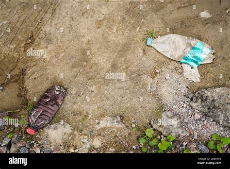 Garbage Is Everywhere Environmental Pollution Worldwide Problem Stock