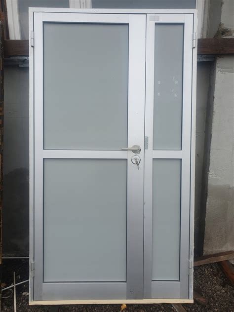 DRZWI Zewnętrzne Aluminiowe Dwuskrzydłowe 120x210 13395503101