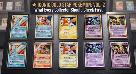 Gold Star Pokémon Cards Guide Volume Ii Ex Era Fake Warnings