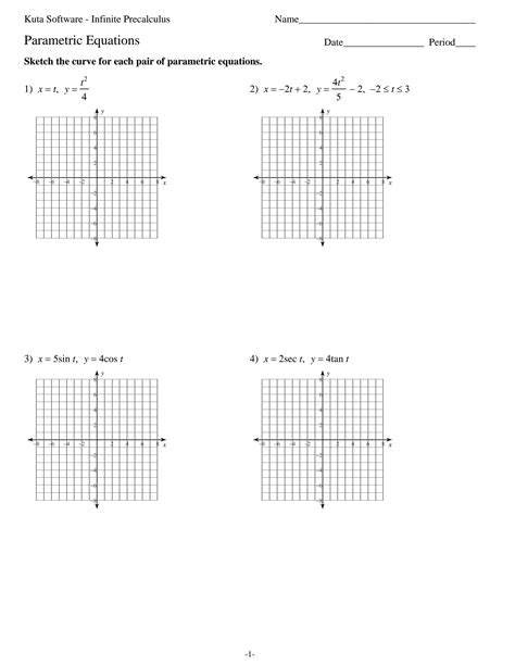 Solution 05 Parametric Equations Studypool