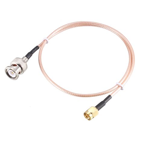 RG316 Coax Cable With BNC Male To SMA Male Connectors 0 46M 1 5Ft