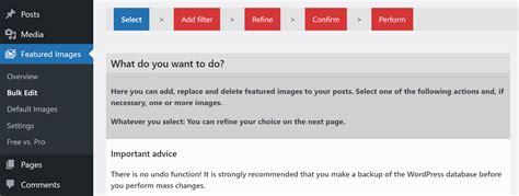 How To Bulk Edit Featured Images In WordPress