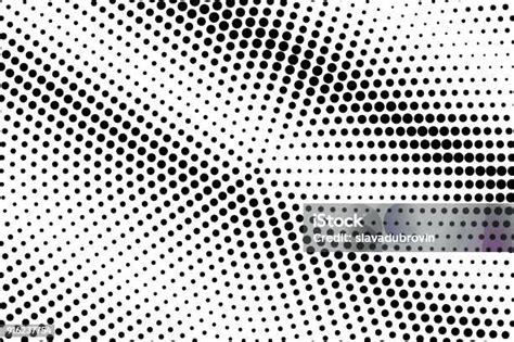 흑백 하프톤 점선 절반 톤 벡터 배경 명암 아래로 향하는 대각선 모양의 점선 그라데이션 0명에 대한 스톡 벡터 아트 및 기타 이미지 0명 거친 검은색 Istock