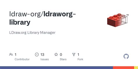 GitHub Ldraw Org Ldraworg Library LDraw Org Library Manager