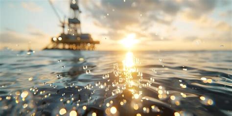 A Drilling Rig Extracts Oil From The Ground Through Drilling Operations