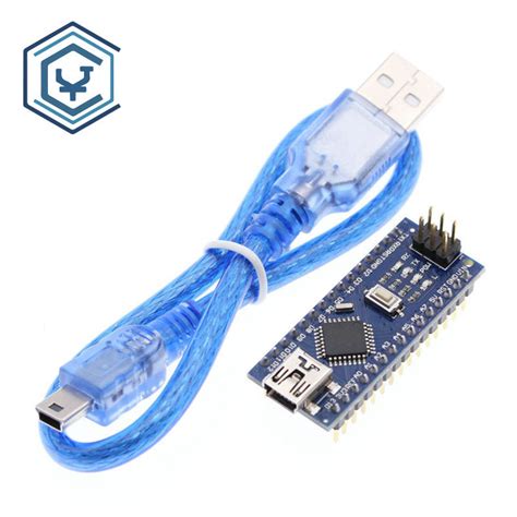 1 Peça Compatível Com Arduino Nano Ch340 Driver Usb Cabo 30 Atmega328