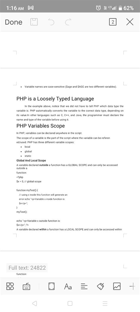 Php Unit 1 Php Programming Language Theory And Programming Word File Shop Handwritten