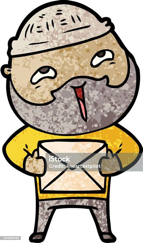 말풍선이 있는 즐거운 Bearded 남자 개성 개념에 대한 스톡 벡터 아트 및 기타 이미지 개성 개념 낙서 드로잉 남자
