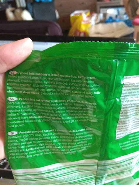 Podrobné Informace O Potravině Apple Loopies Extra Kyselé želé