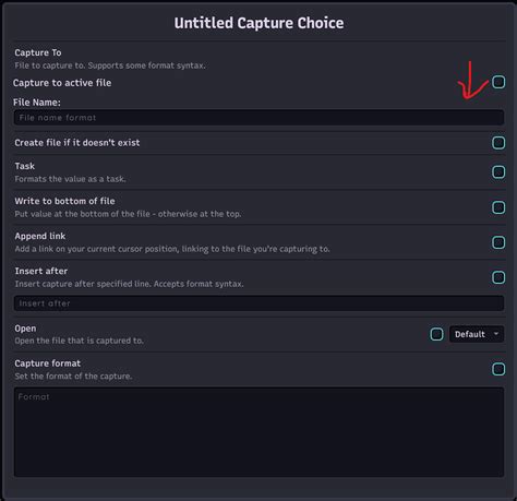 How To Capture To The Most Recently Edited File Using Quickadd Help