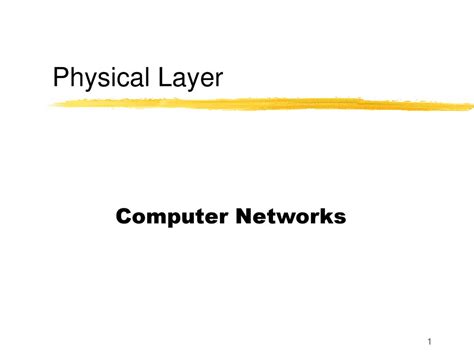 Physical Layer Computer Networks Ppt Download