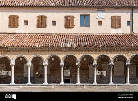 Cloister With Tombs Church Chiesa Di San Michele In Isola Cemetery