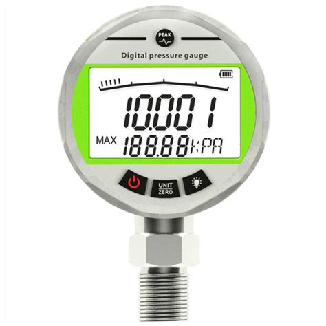 80mm Stainless Steel 0 5 0 2 Digital Air Hydraulic Pressure Gauge