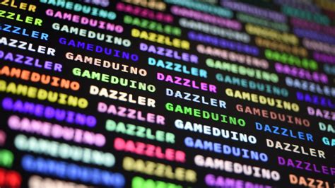Gameduino X Dazzler Crowd Supply