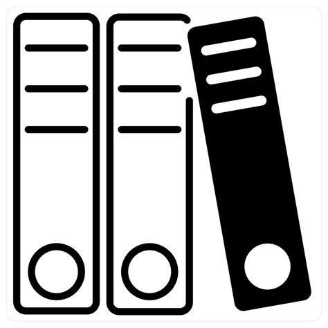 Files Icon Concept In Black Duo Line Color 55319498 Vector Art At Vecteezy