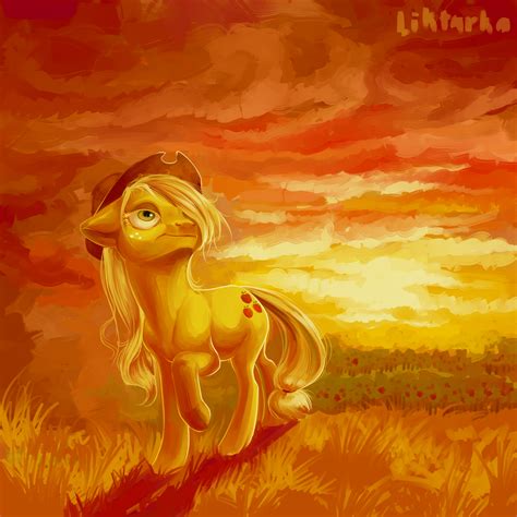﻿lihhru Applejack Эпплджек Applejack Mane 6 Mlp Art