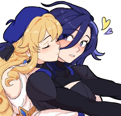 Clorinde And Navia Genshin Impact Drawn By Dashingicecream Danbooru