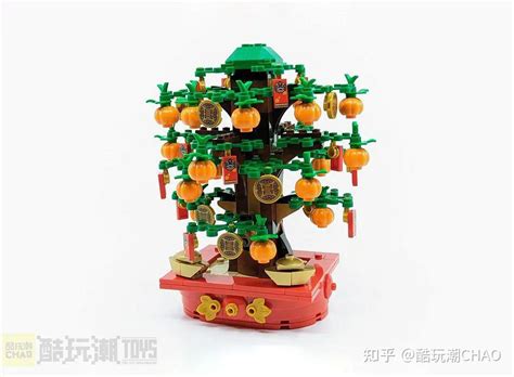 年在一块更好玩！乐高一袋花开富贵40648摇钱树80110福运成双开箱 知乎