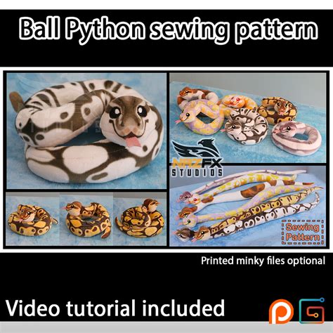 Ball Python Sewing Pattern And Tutorial