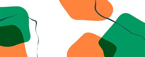 아일랜드 국기 색상 창의적인 그래픽 디자인을 위한 다양한 곡선 밝은 색상의 모양 그리고 구부러진 선이 있는 추상적인 배경 0명에 대한 스톡 벡터 아트 및 기타 이미지