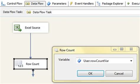 Rowcount Ssis Row Count For All Files Within A Folder Stack Overflow