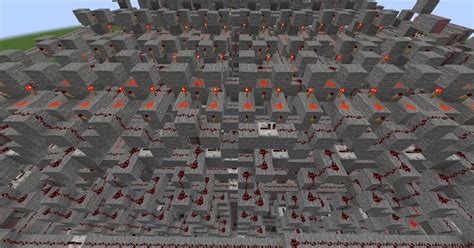 Computer Created Of Redstone Minecraft Map