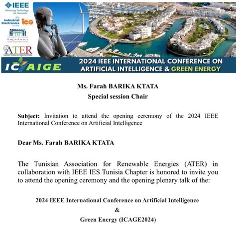 Farah Barika Ktata On Linkedin Icaige 2024 Icaige Tn