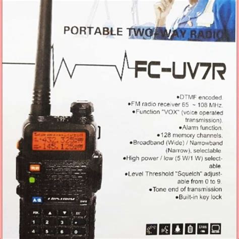 Jual Ht Fristcom Fc Uv 7r Fc Uv7r Alternatif Baofeng Berlin Uv 6r Original Di Seller Papiibunda