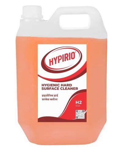 Liquid Hypirio Hygienic Hard Surface Cleaner For Cleaning 5 Ltr At Rs