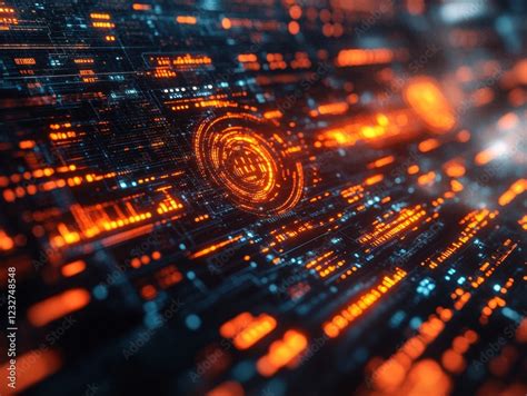 Cybersecurity Software Progress Screen With Encryption And Digital Security Metrics Stock