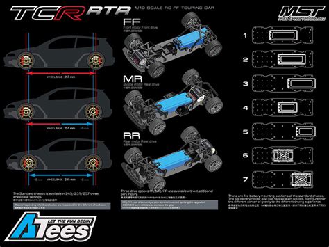 Mst 1 10 Honda Eg6 Tcr Ff 257mm Rtr Touring Car