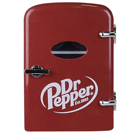 Dr Pepper Portable 6 Can Mini Personal Fridge Cooler Mis135drp