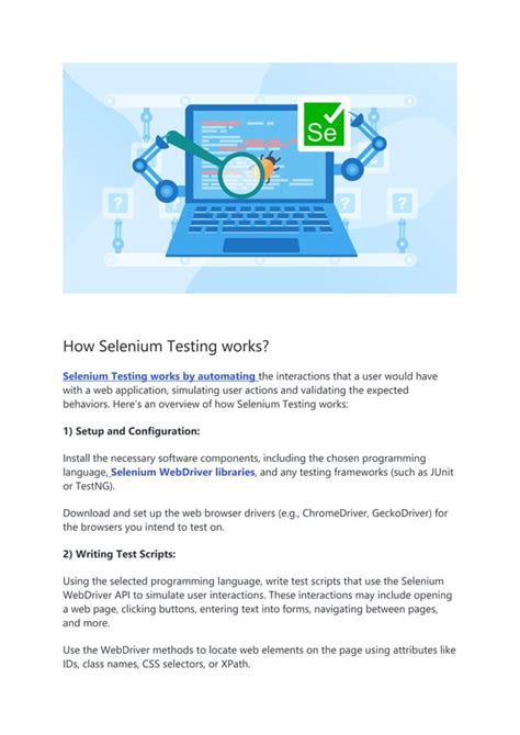 what is selenium testing pdf