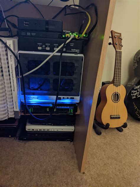 My First Homelab Cable Management Coming Soon R Homelab