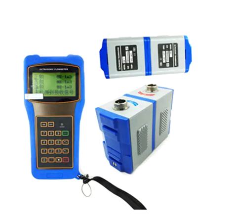 External Clamp Portable Sewage Ultrasonic Flowmeter Handheld Water Flowmeter