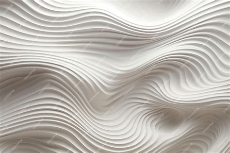 Premium Photo White Wave Patterns For Dynamic Textures