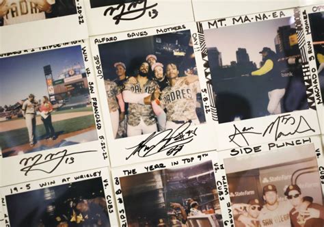 San Diego Padres Players Shoot Polaroids To Show Life In The Dugout